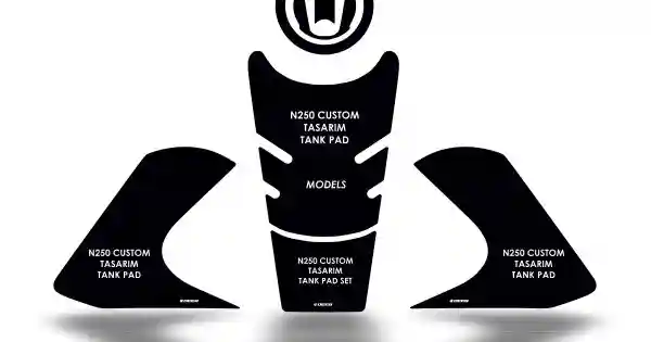 Bajaj Pulsar N250 uyumlu deeb Custom Tank Pad Set
